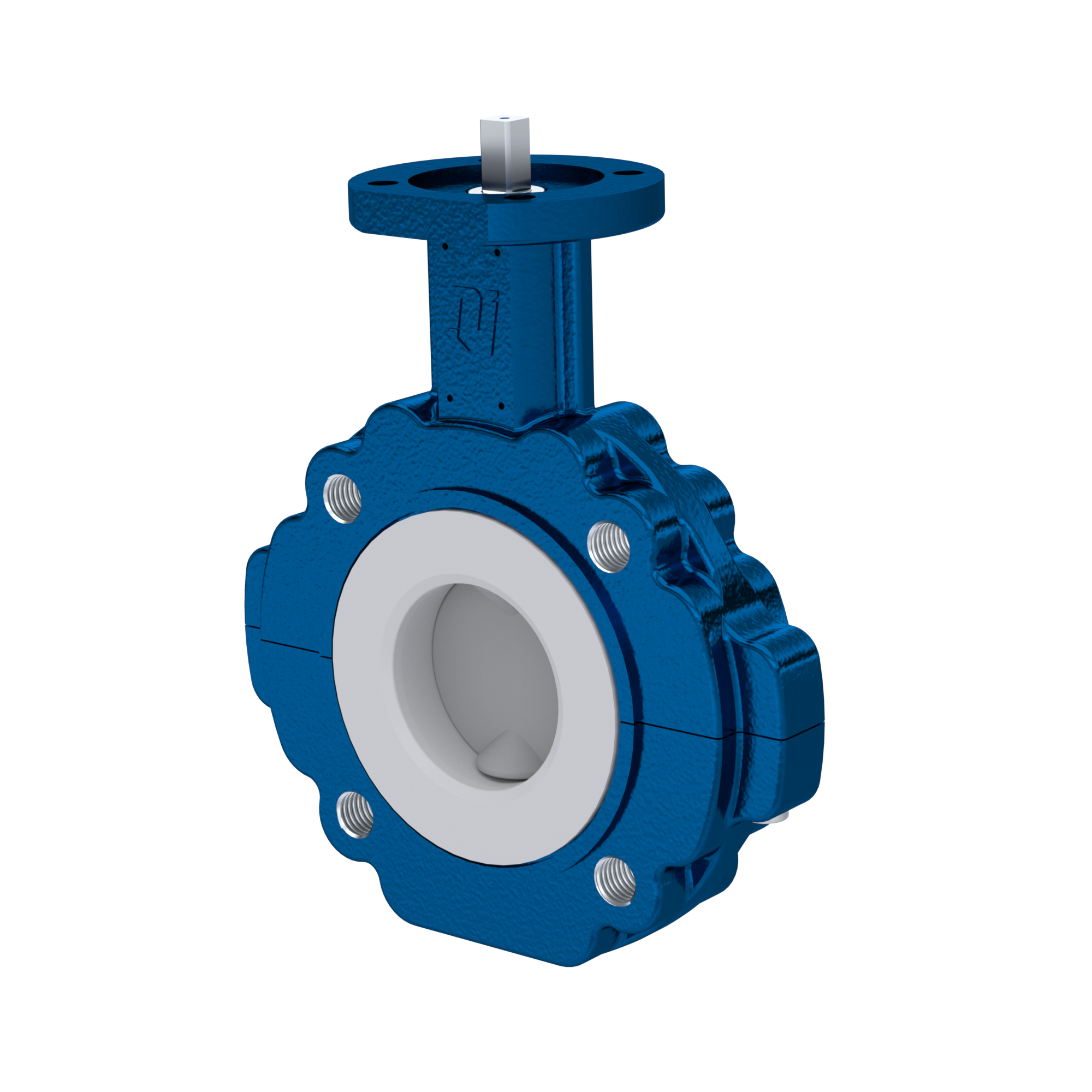 PFA-Butterfly-valve PTFE AK10 DN80 ANSI150 EPDM insert