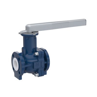PFA-ball valve DN15 - DN200