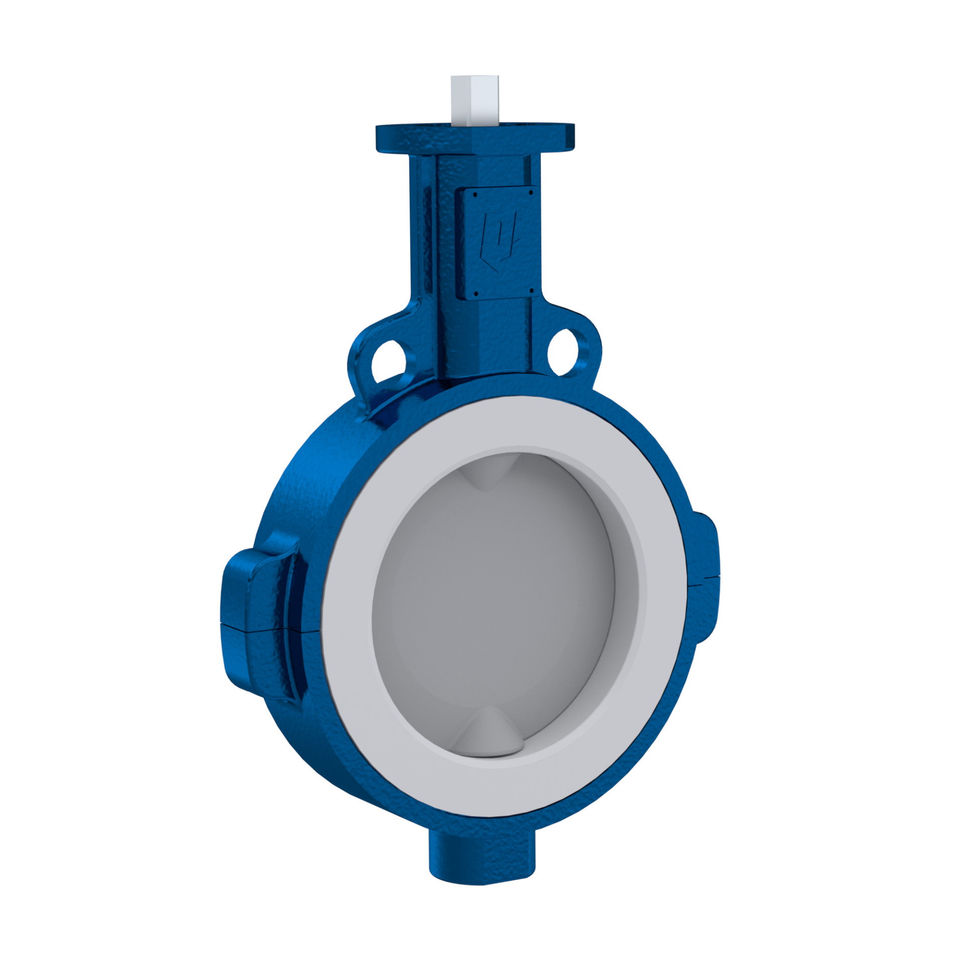 Przepustnica PTFE AK09 DN200 PN10-PN16 wkladka Silikon Przepustnica PTFE AK09 DN200 PN10-PN16 wkladka Silikon